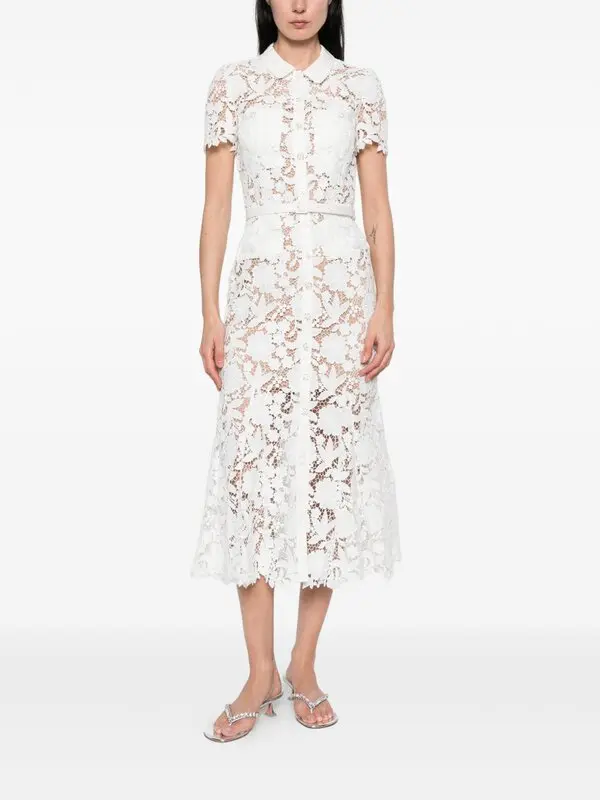 SELF-PORTRAIT Lace Midi Dress