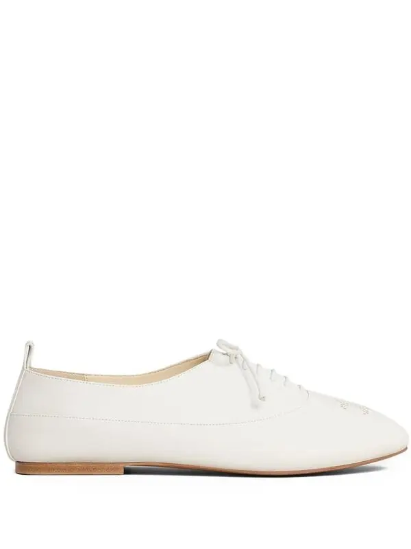 Celine Lace-up Leather Ballet Sneakers - Multicolor