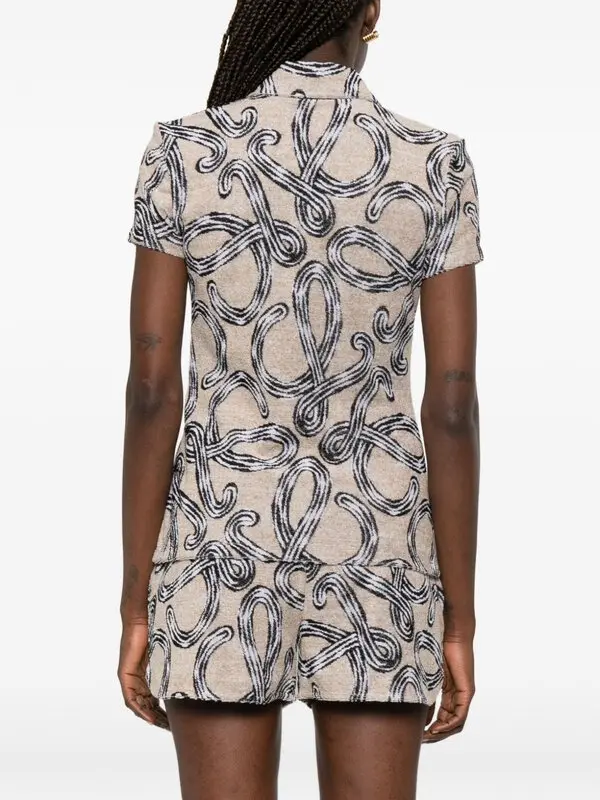 Loewe Cotton Blend Printed Shirt - Multicolor