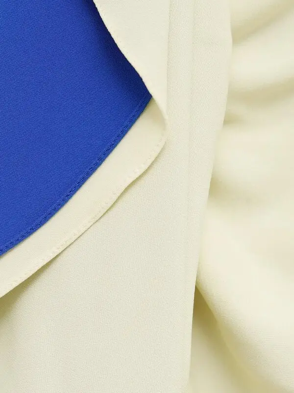 Loewe Long Asymmetric Dress With Draped Detailing - Multicolor
