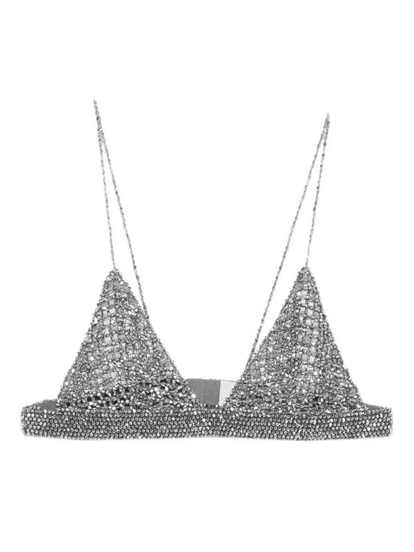 GOLDEN GOOSE Embellished Triangle Cup Top