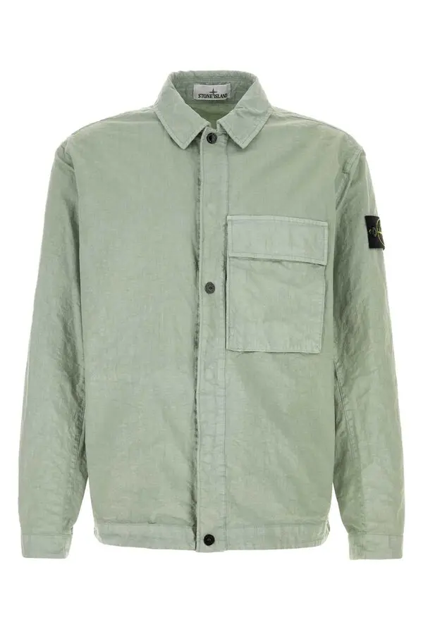 Stone Island Sage Nylon Shirt