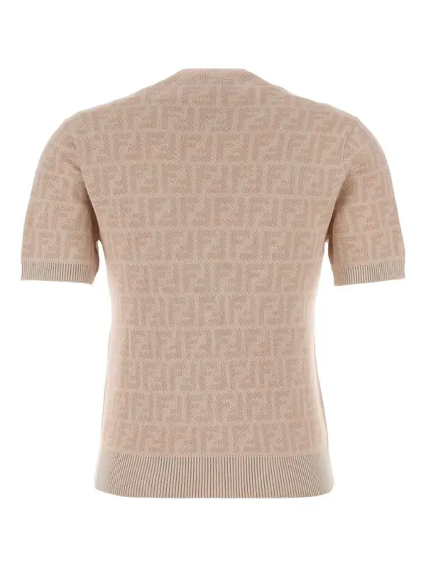 Fendi Ff Monogram Wool Blend Sweater