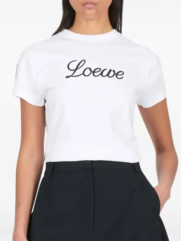 Loewe Logo Cotton T-shirt - Multicolor