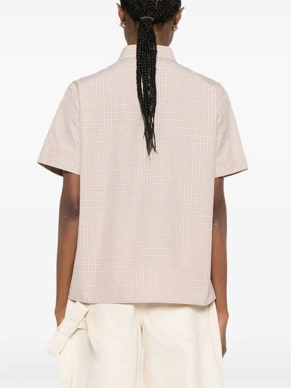 Miu Miu Checked Cotton Shirt