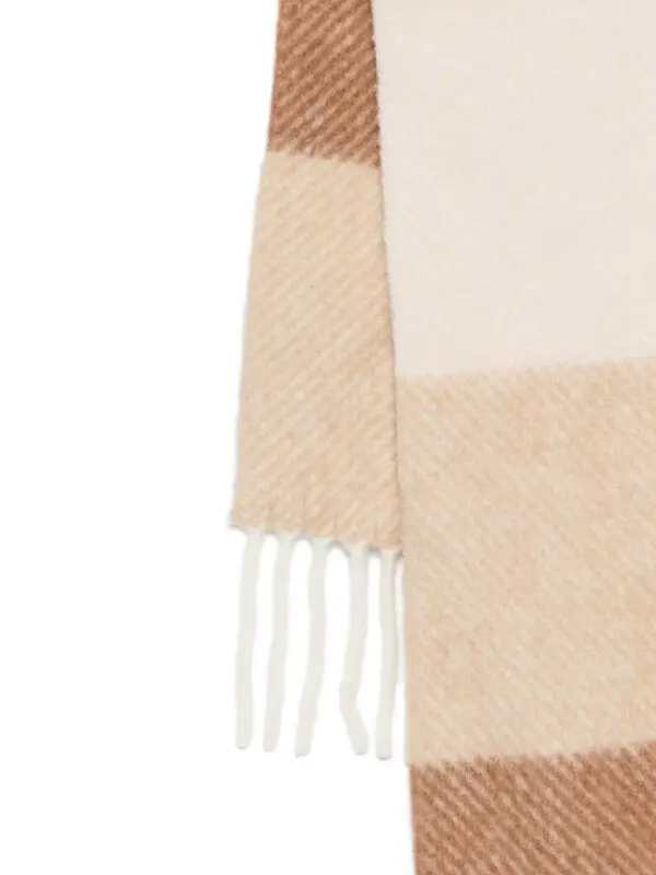 Loewe Wool Fringed Scarf