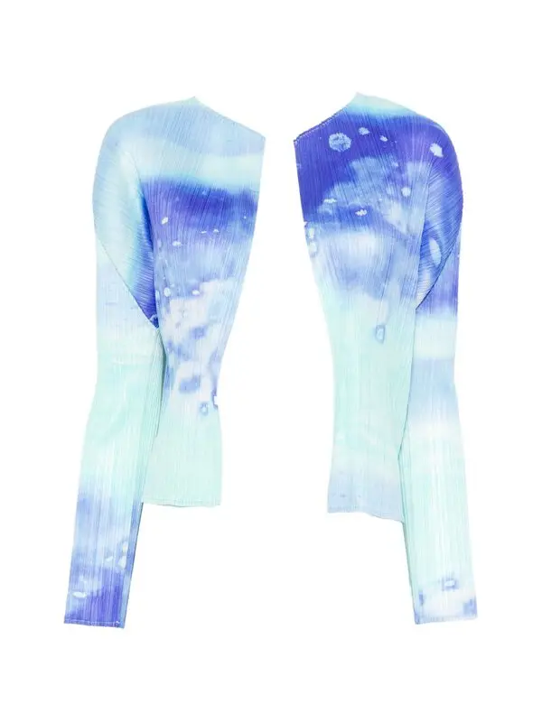 Issey Miyake Pleated Cardigan - Multicolor