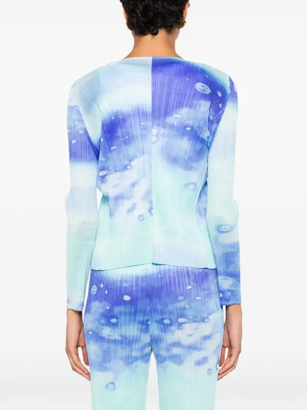 Issey Miyake Pleated Cardigan