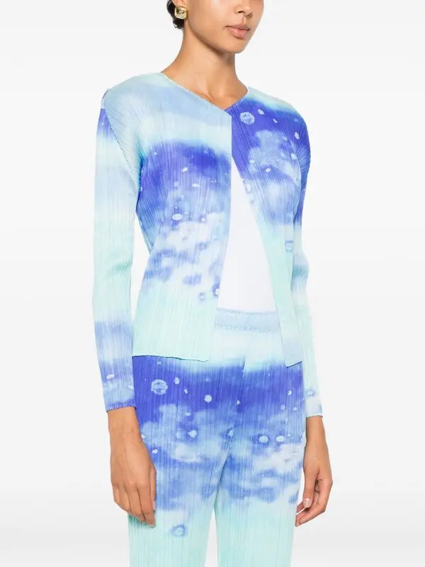 Issey Miyake Pleated Cardigan
