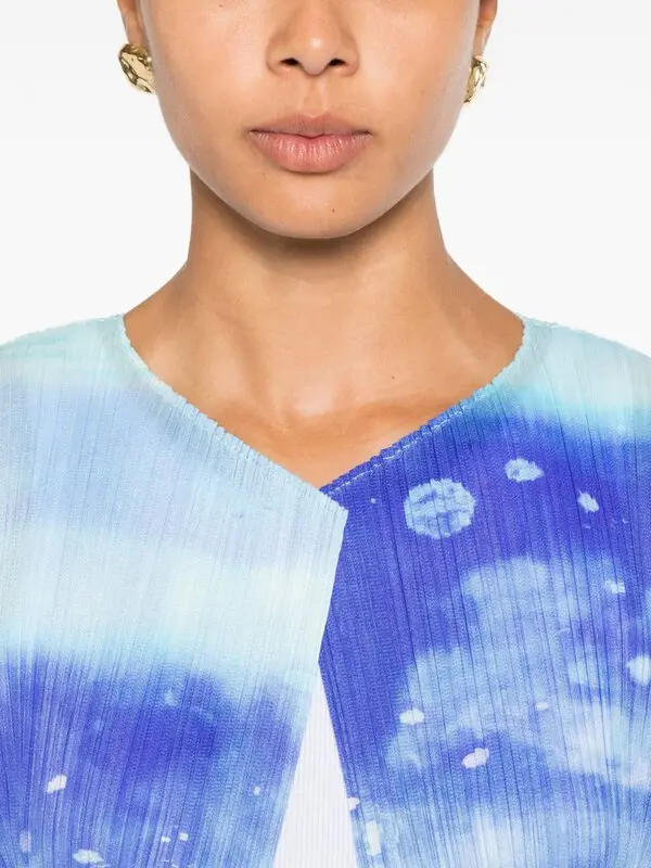 Issey Miyake Pleated Cardigan