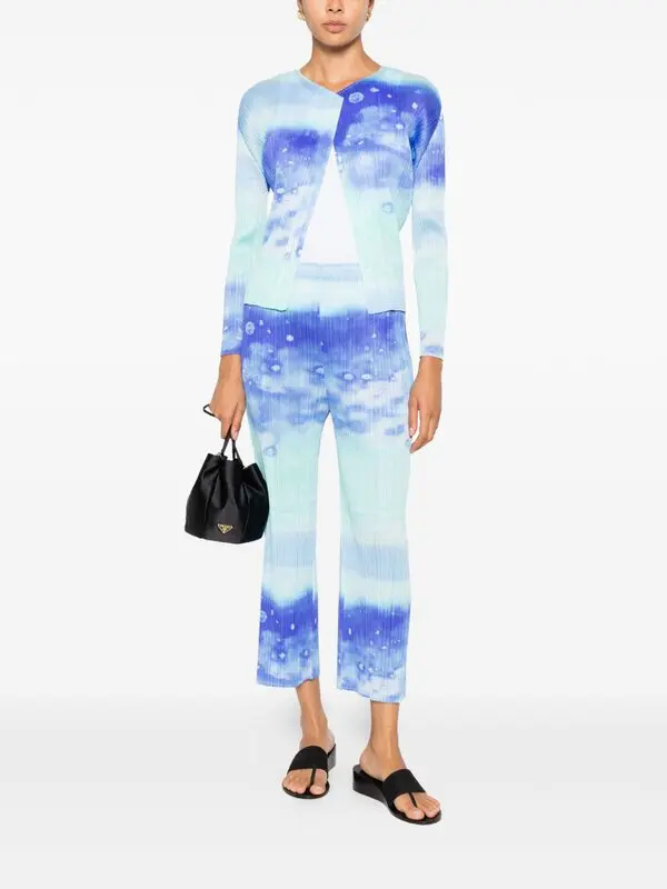 Issey Miyake Pleated Cardigan