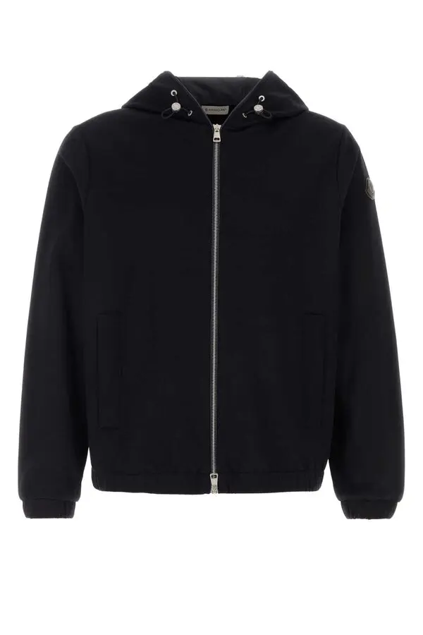 Moncler Midnight Cotton Blend Sweatshirt - Blue