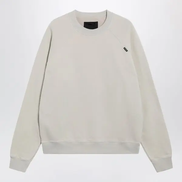 Prada Cotton Fleece Crewneck Sweatshirt - White