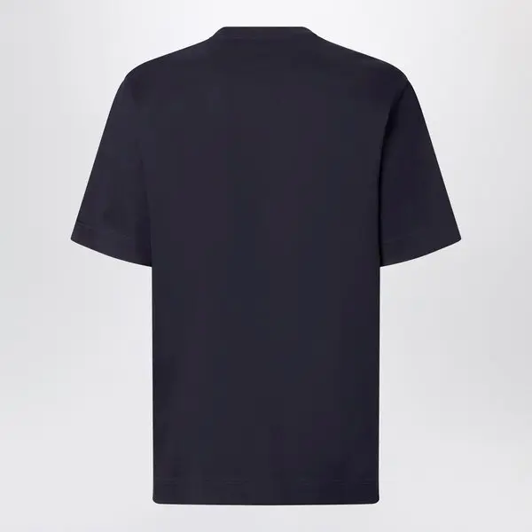 Fendi Dark Cotton T-shirt With Logo