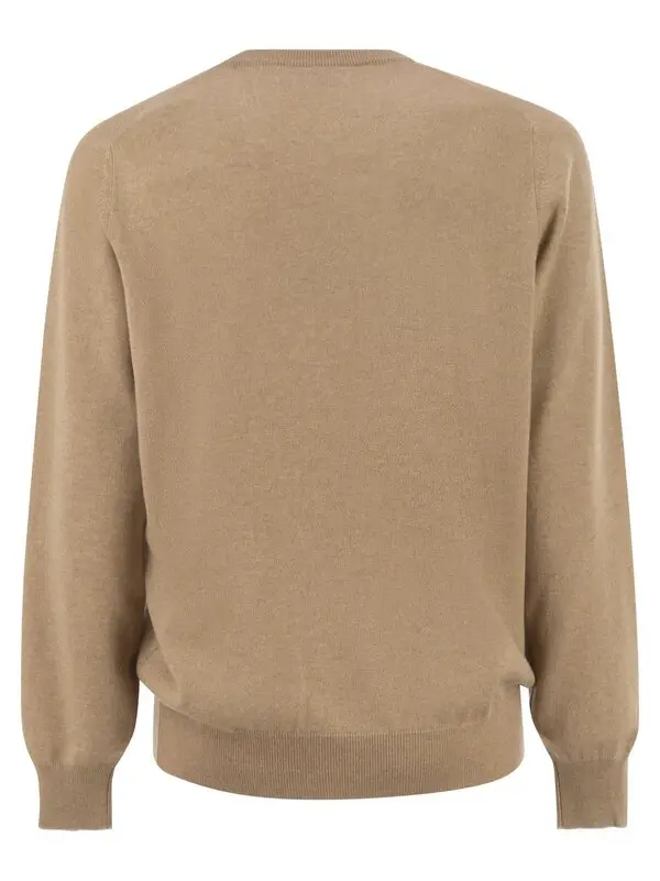 Brunello Cucinelli Pure Cashmere Crew-neck Sweater - Brown