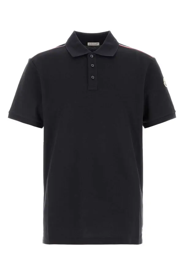Moncler Piquet Polo Shirt - Black