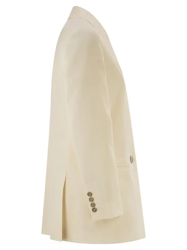 Max Mara Virgin Wool Double-breasted Tailored Blazer