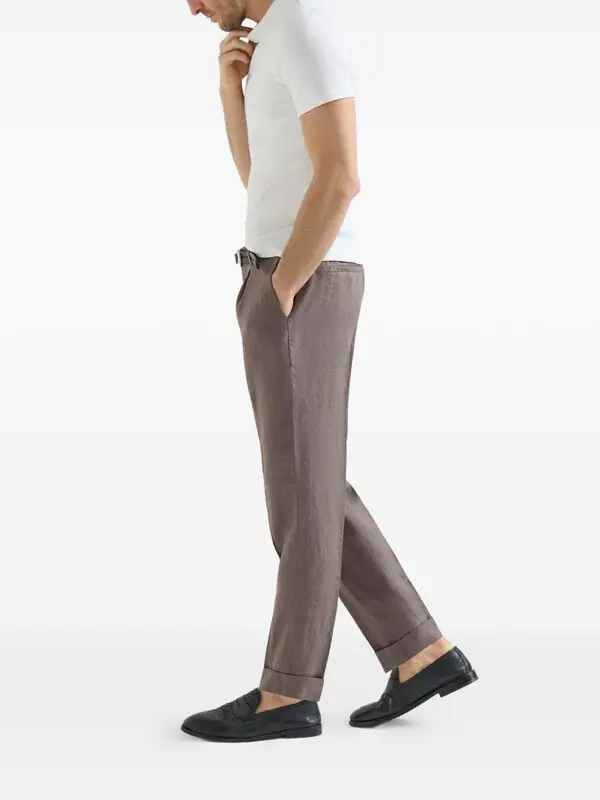 Brunello Cucinelli Linen Trousers - Multicolor