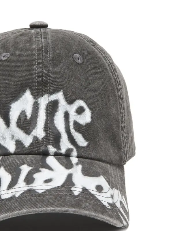 Acne Studios Logo Cotton Baseball Cap