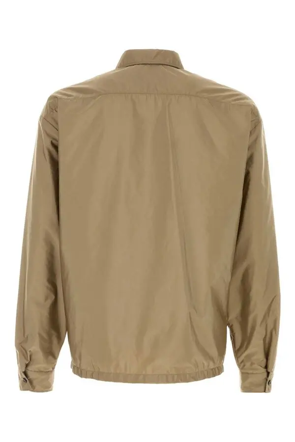 Prada Cappuccino Re-nylon Shirt - Brown