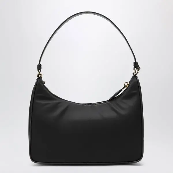 Prada Re-edition 2005 Bag In Re-nylon And Saffiano Leather - Black