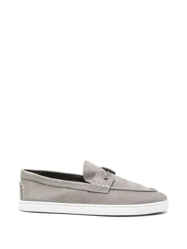 CHRISTIAN LOUBOUTIN Chambeliboat Suede Leather Loafers - Multicolor