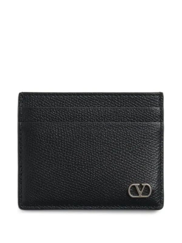 Valentino Garavani Vlogo Signature Leather Card Case - Multicolor