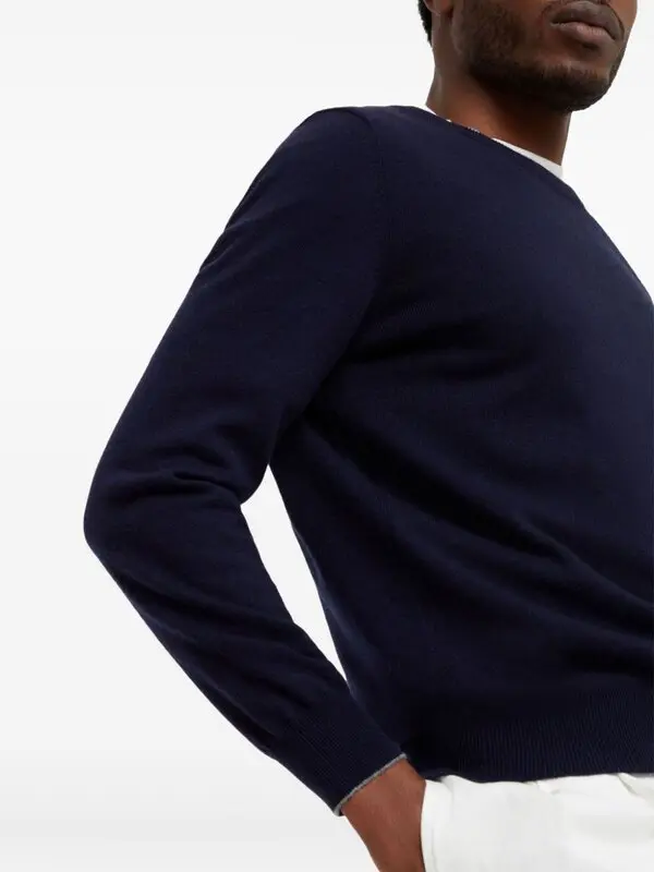 Brunello Cucinelli Cashmere Crewneck Sweater - Multicolor
