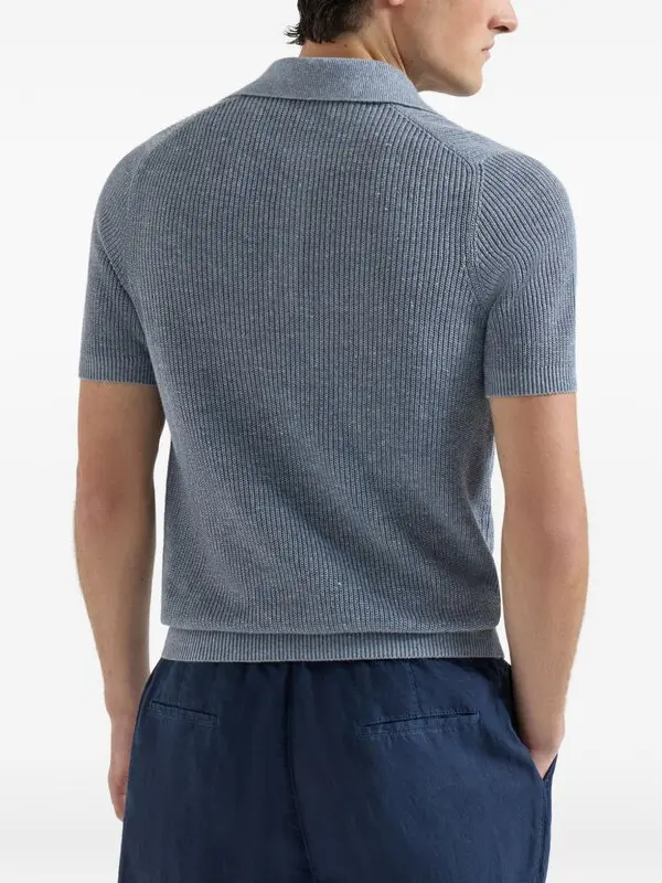 Brunello Cucinelli Linen Polo Shirt - Multicolor