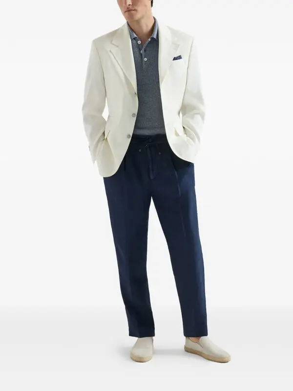 Brunello Cucinelli Linen Polo Shirt