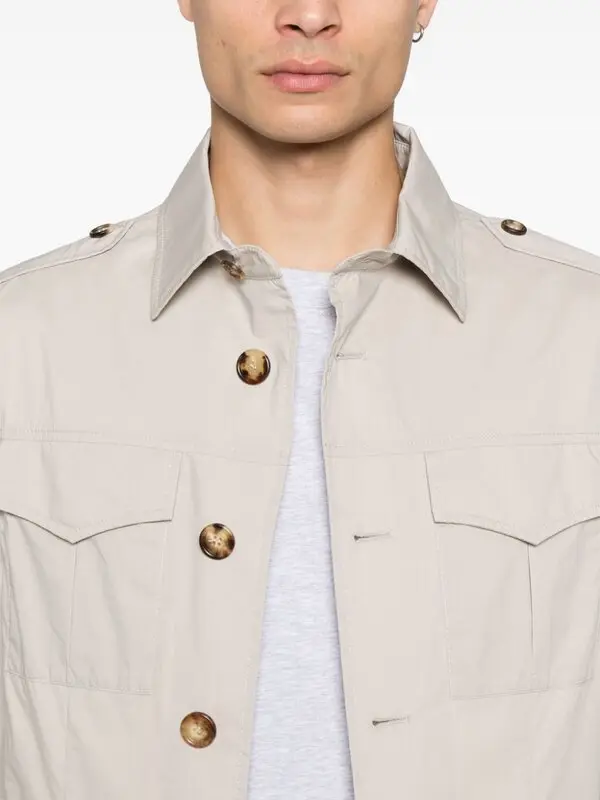 Brunello Cucinelli Cotton And Nylon Water-resistant Jacket