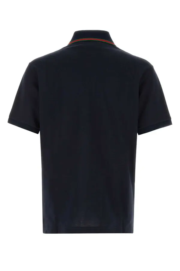 Gucci Midnight Piquet Polo Shirt - Blue