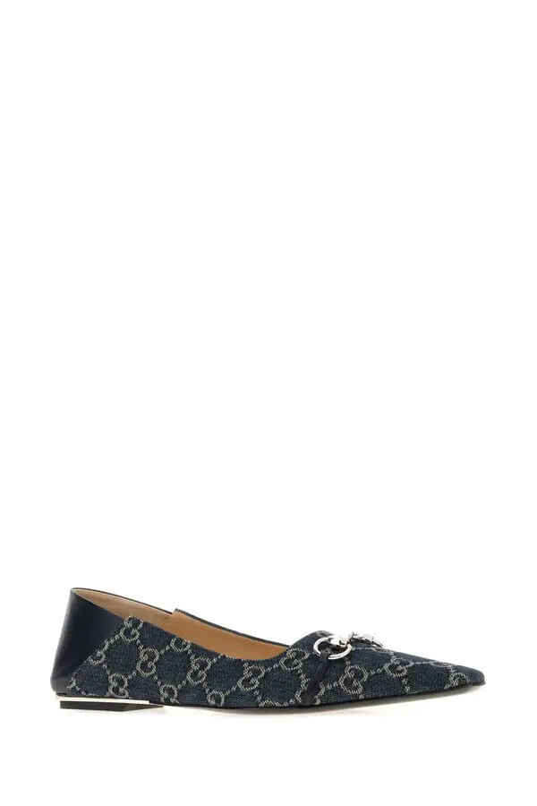 Gucci Gg Denim Ballerinas - Multicolor