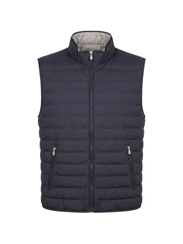 Brunello Cucinelli Quilted Down Vest - Multicolor