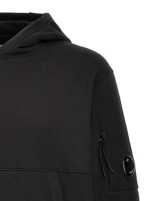 C.P. COMPANY Logo Cotton Hoodie - Multicolor