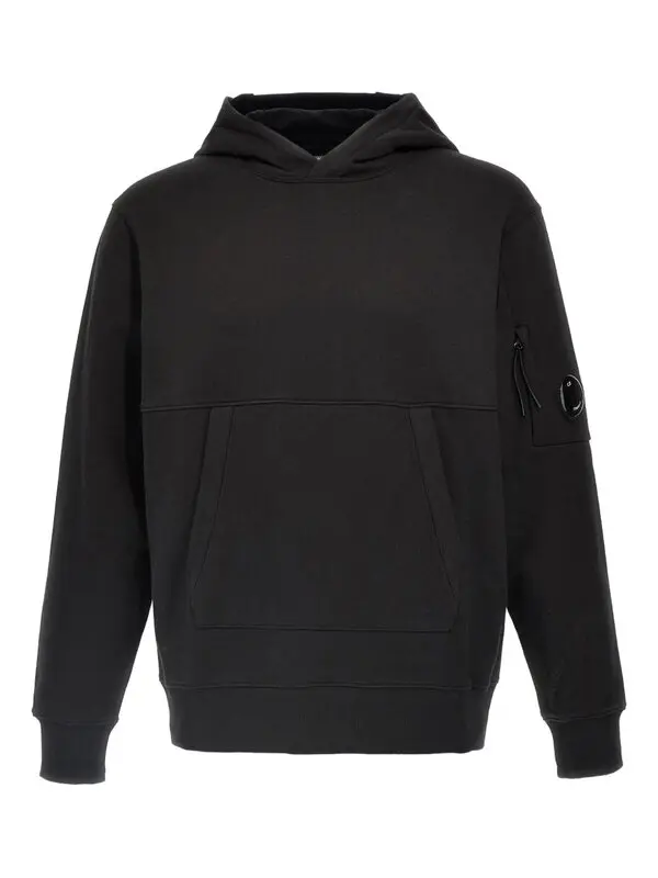 C.P. COMPANY Logo Cotton Hoodie - Multicolor