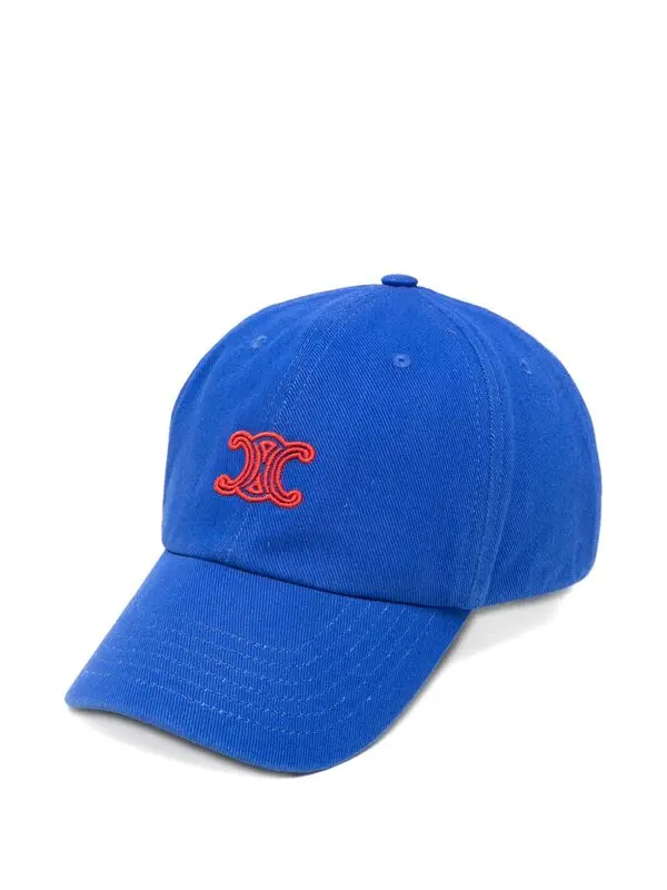 Celine Logo Cotton Baseball Cap - Multicolor