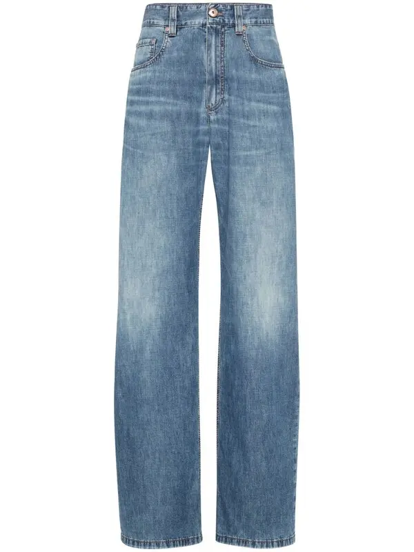 Brunello Cucinelli Denim Cotton Jeans - Multicolor