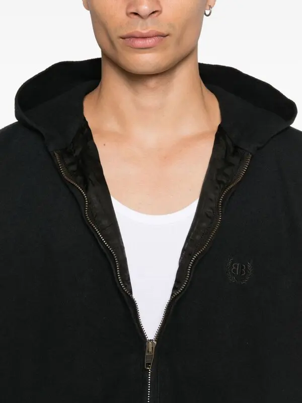 Balenciaga Flanned Hooded Jacket