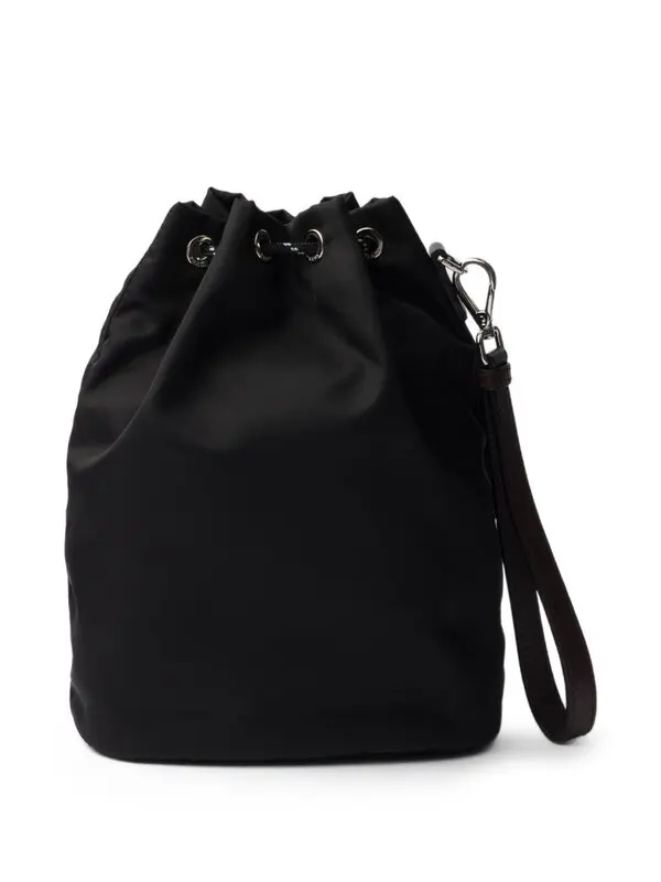 Prada Speedrock Re-nylon And Leather Pouch - Multicolor