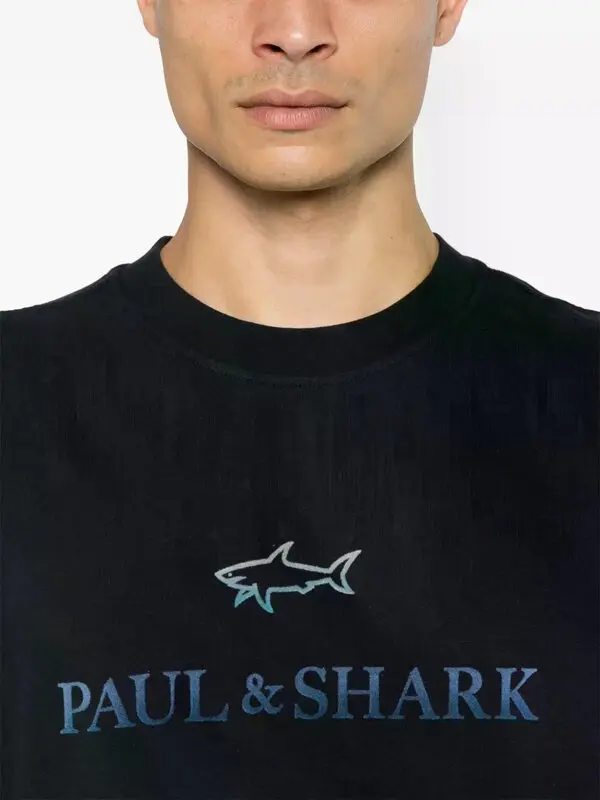 Paul & Shark Flocked Logo Sweater