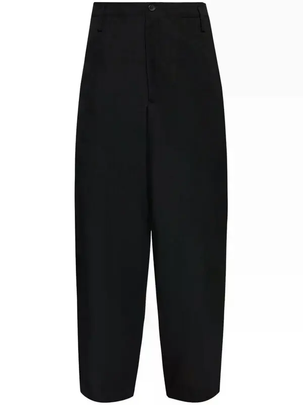 Yohji Yamamoto Wool Wide-leg Trousers