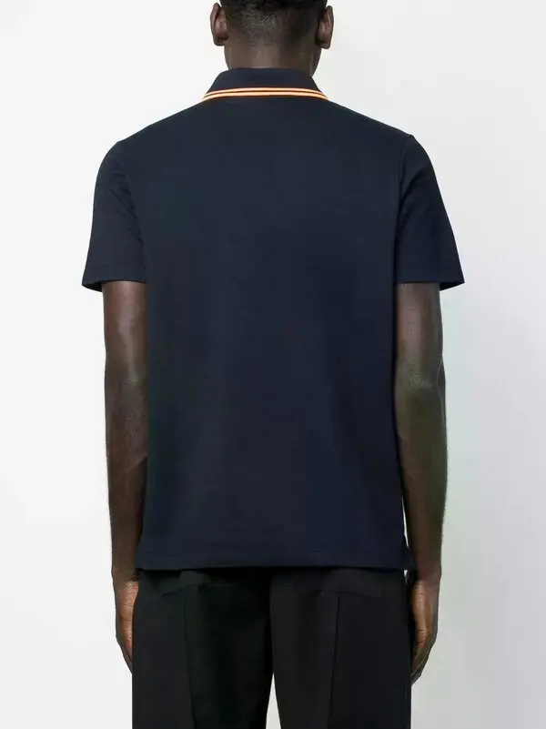 Paul & Shark Logo-print Short-sleeve Polo Shirt