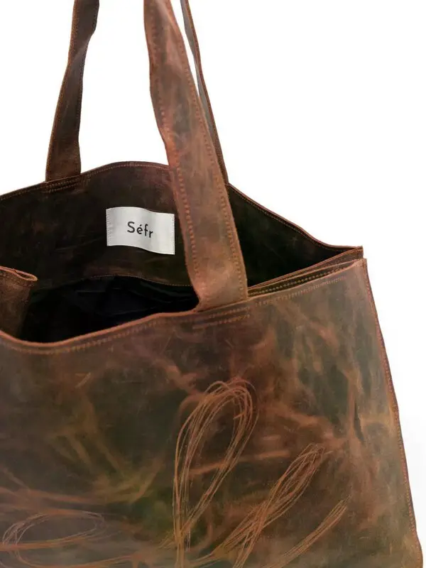 Séfr Romano Leather Tote Bag
