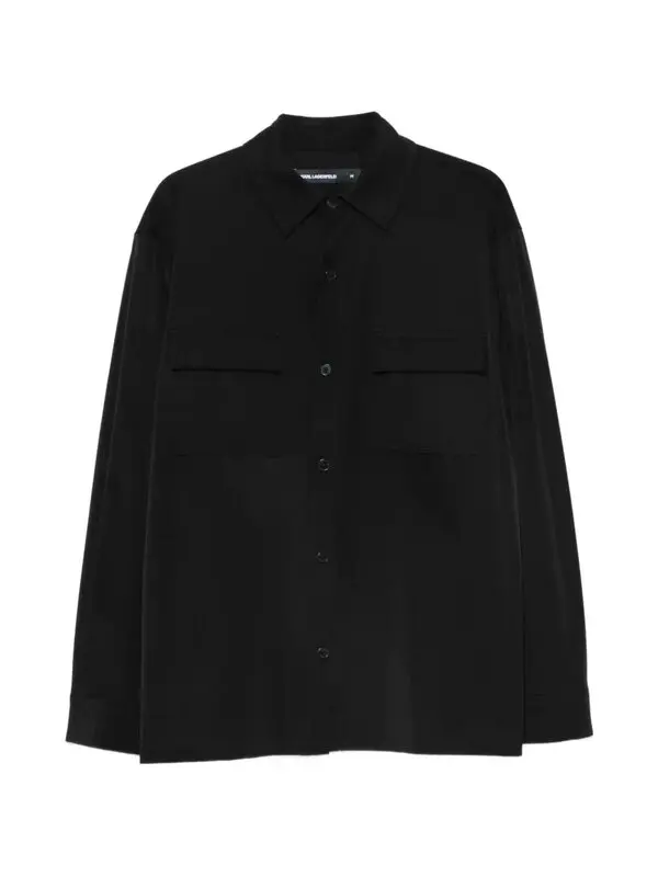 Karl Lagerfeld Flap-pocket Overshirt