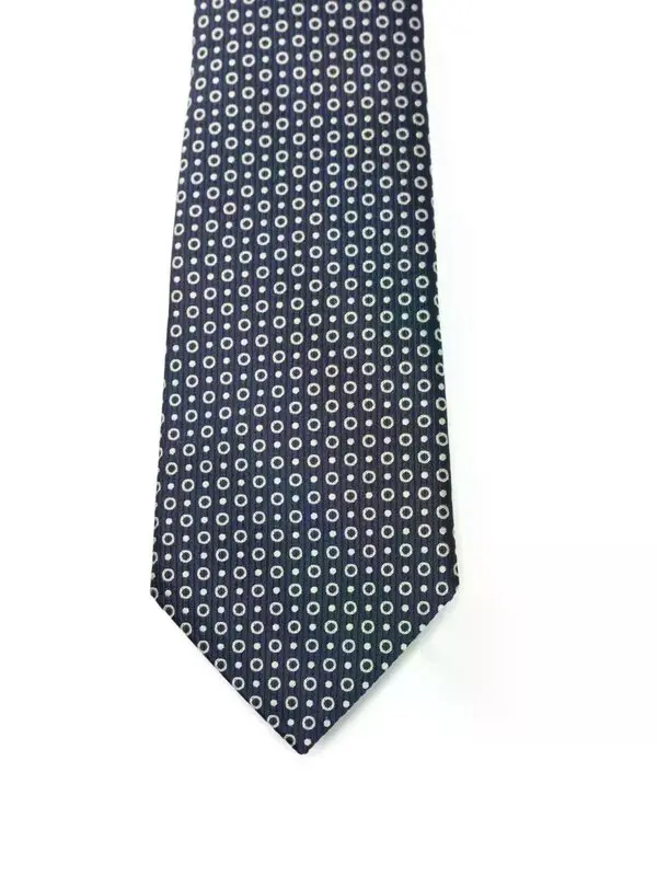 Giorgio Armani Geometric Pattern Tie