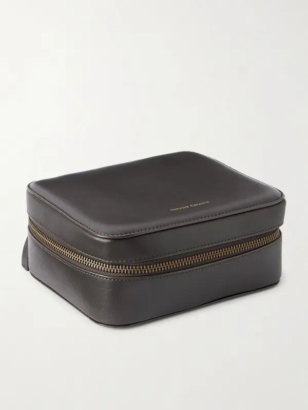 Officine Creative Shoe Care Set With Leather Case - Brown