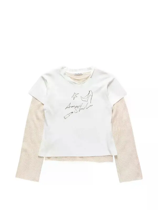 Acne Studios Layered Graphic-print T-shirt