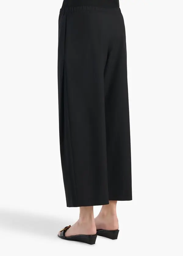 Khaite Roma Wool Pant - Black