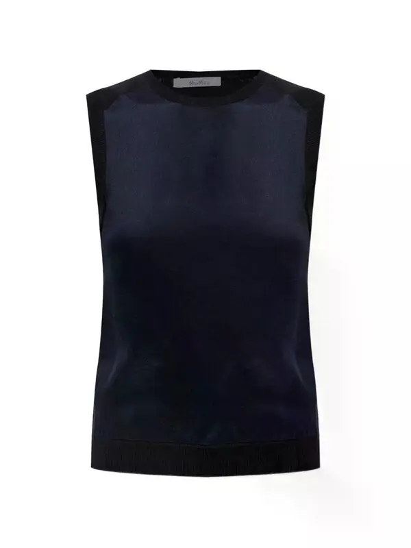 Max Mara Ginseng Ribbed-knit Silk Sweater
